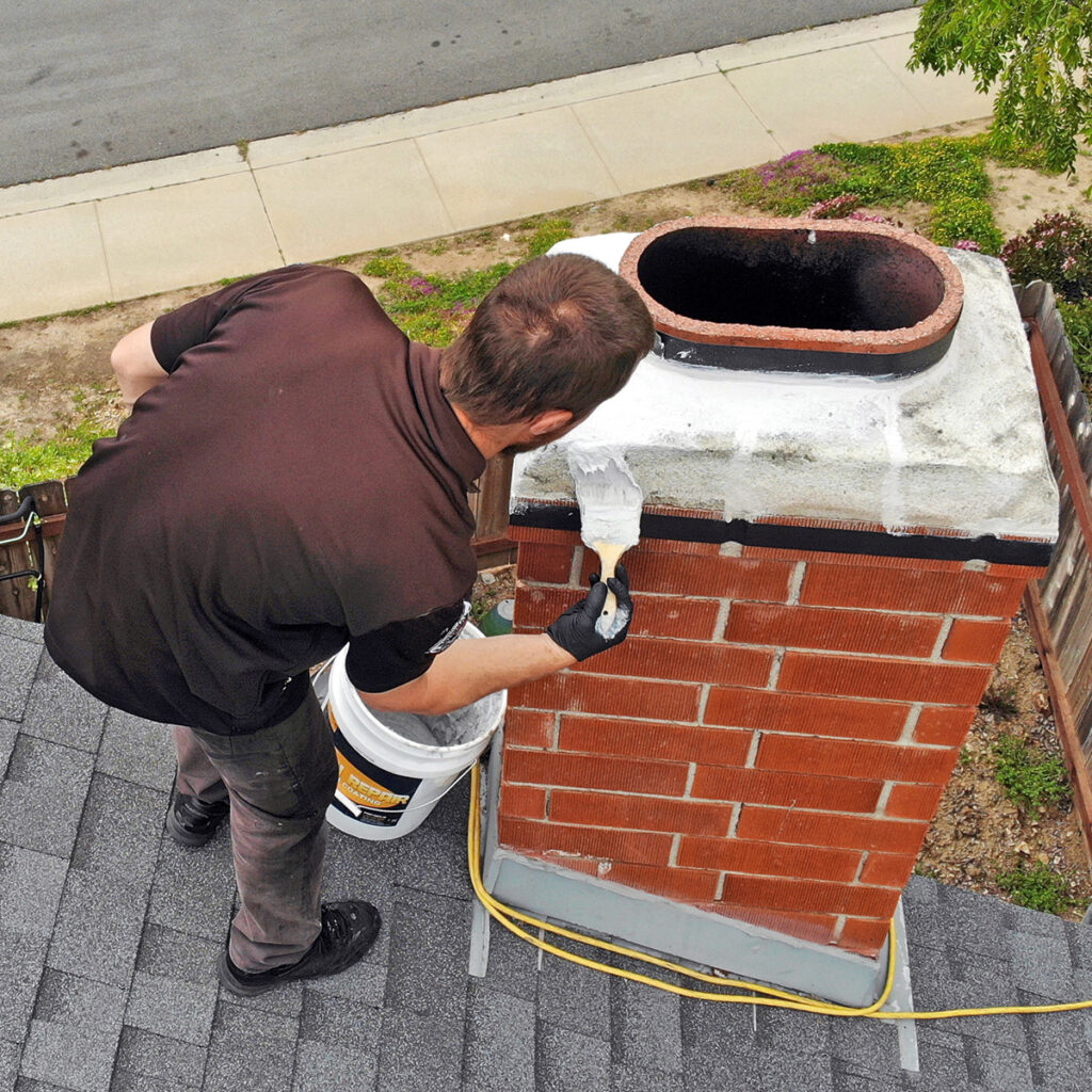 Chimney Crown Repair Done! | Family Owned Chimney Company
